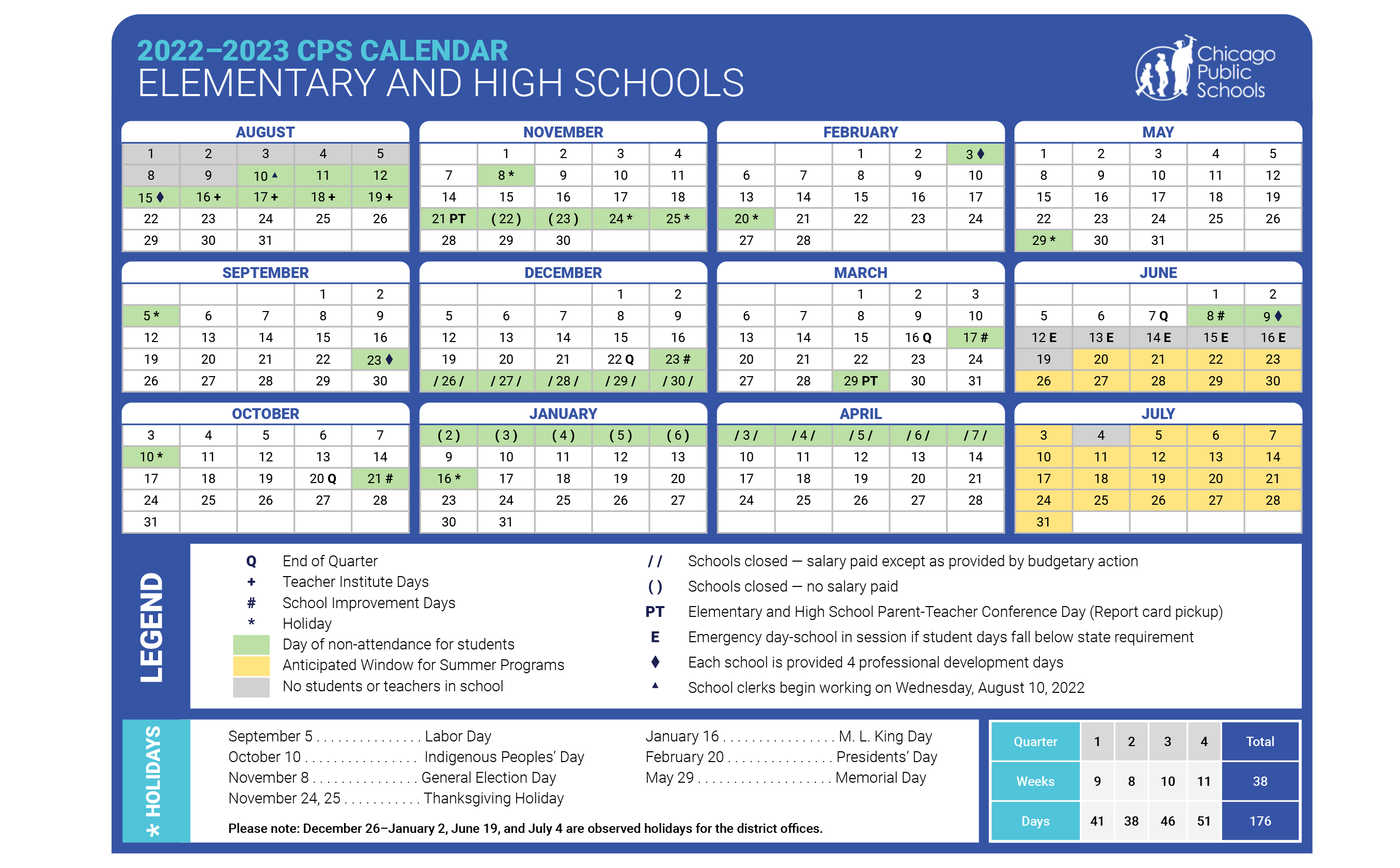 Calendario Escolar 2022 A 2023 Cps IMAGESEE