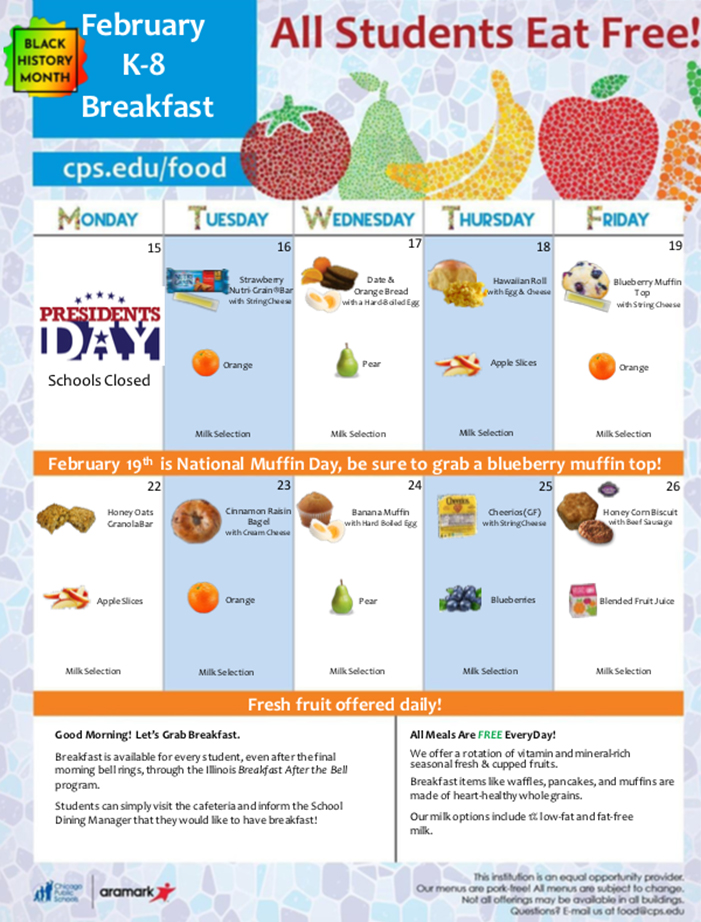 School Meals and Nutrition | Chicago Public Schools