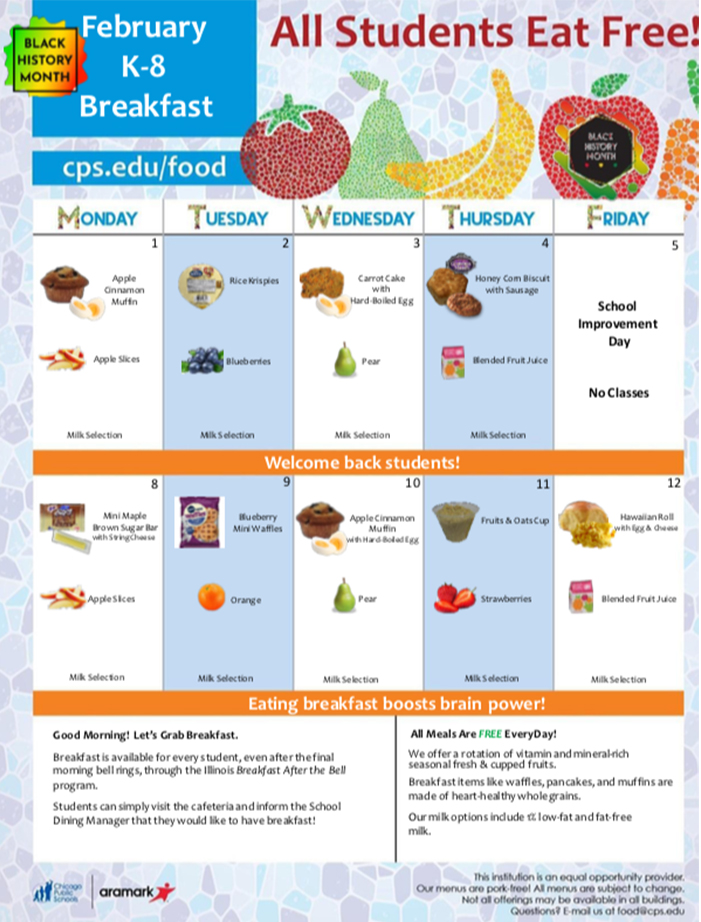 School Meals and Nutrition | Chicago Public Schools